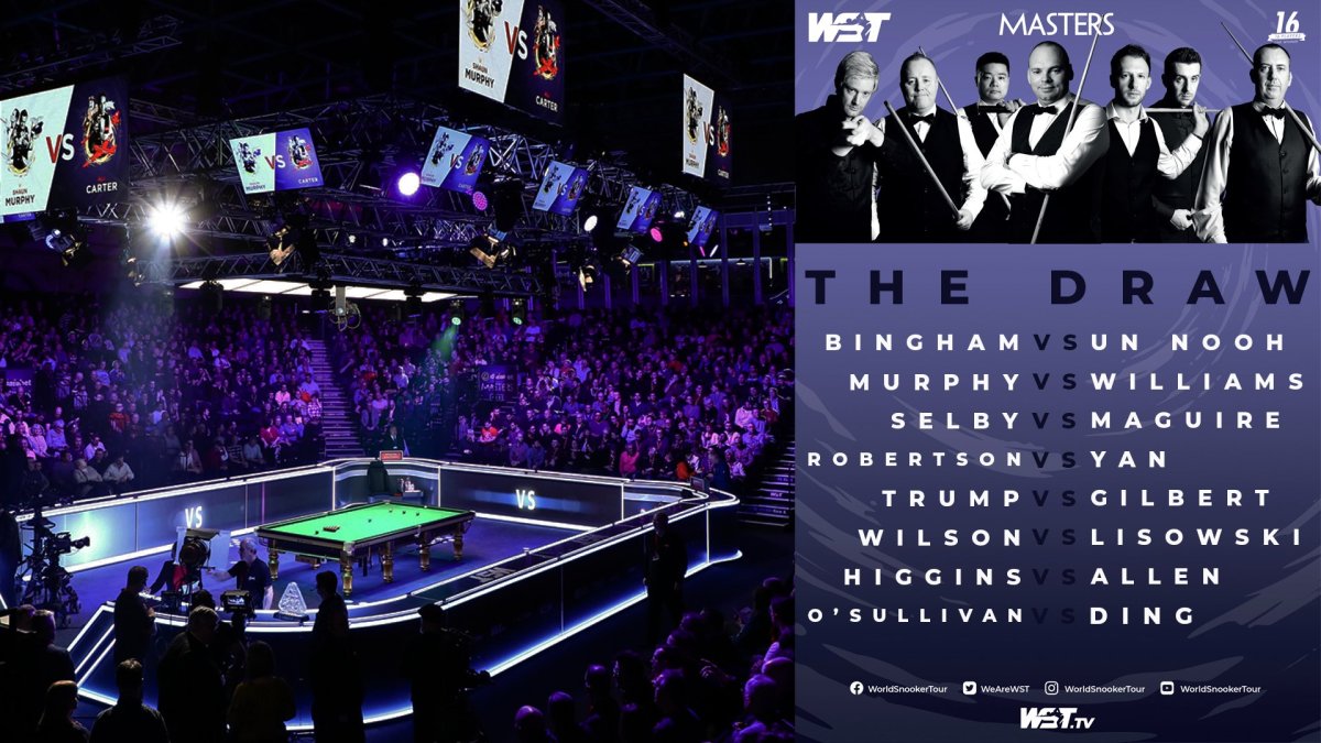 The 2021 Masters Draw is out | Ronnie O'Sullivan
